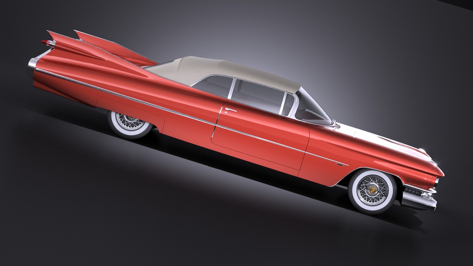 3d 3ds Cadillac Eldorado 1959