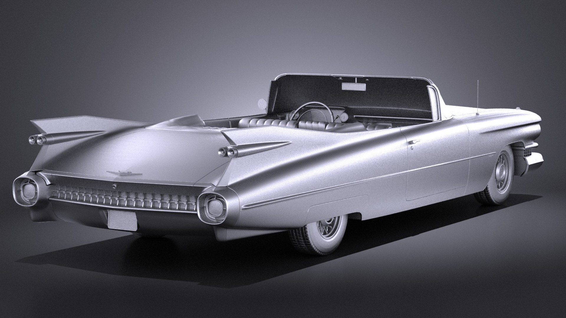 3d 3ds Cadillac Eldorado 1959