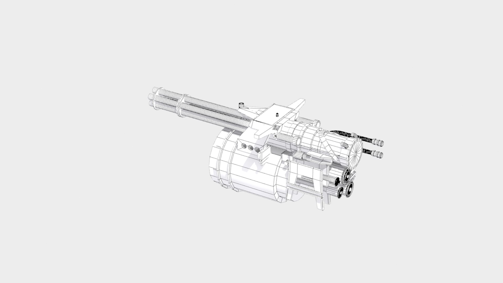 3D M61A2 Vulcan Gun Model - TurboSquid 2223746
