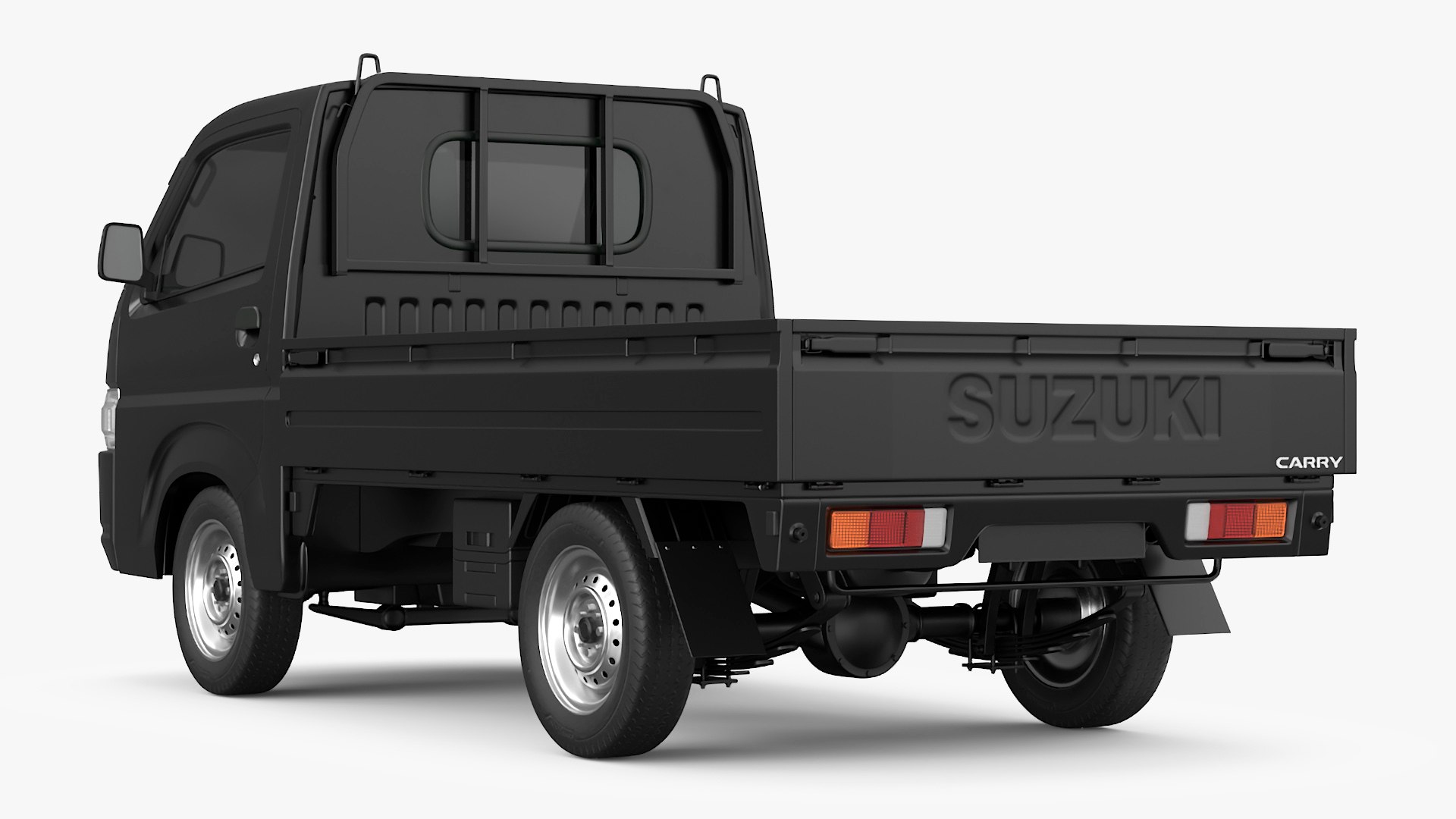 Suzuki Carry Truck Black Model - TurboSquid 2295126