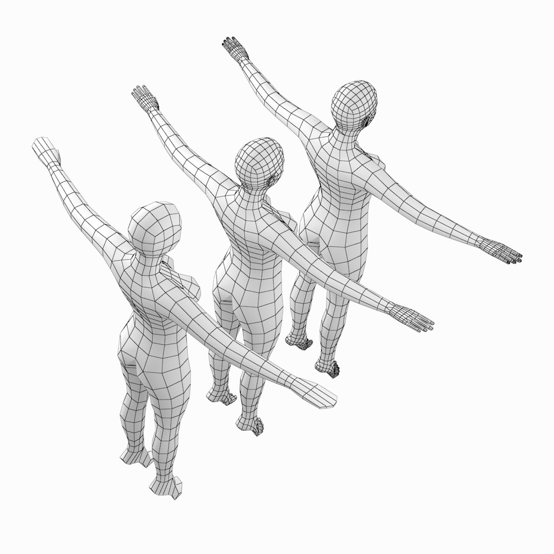 Base Mesh Human Female 3D - TurboSquid 1399297