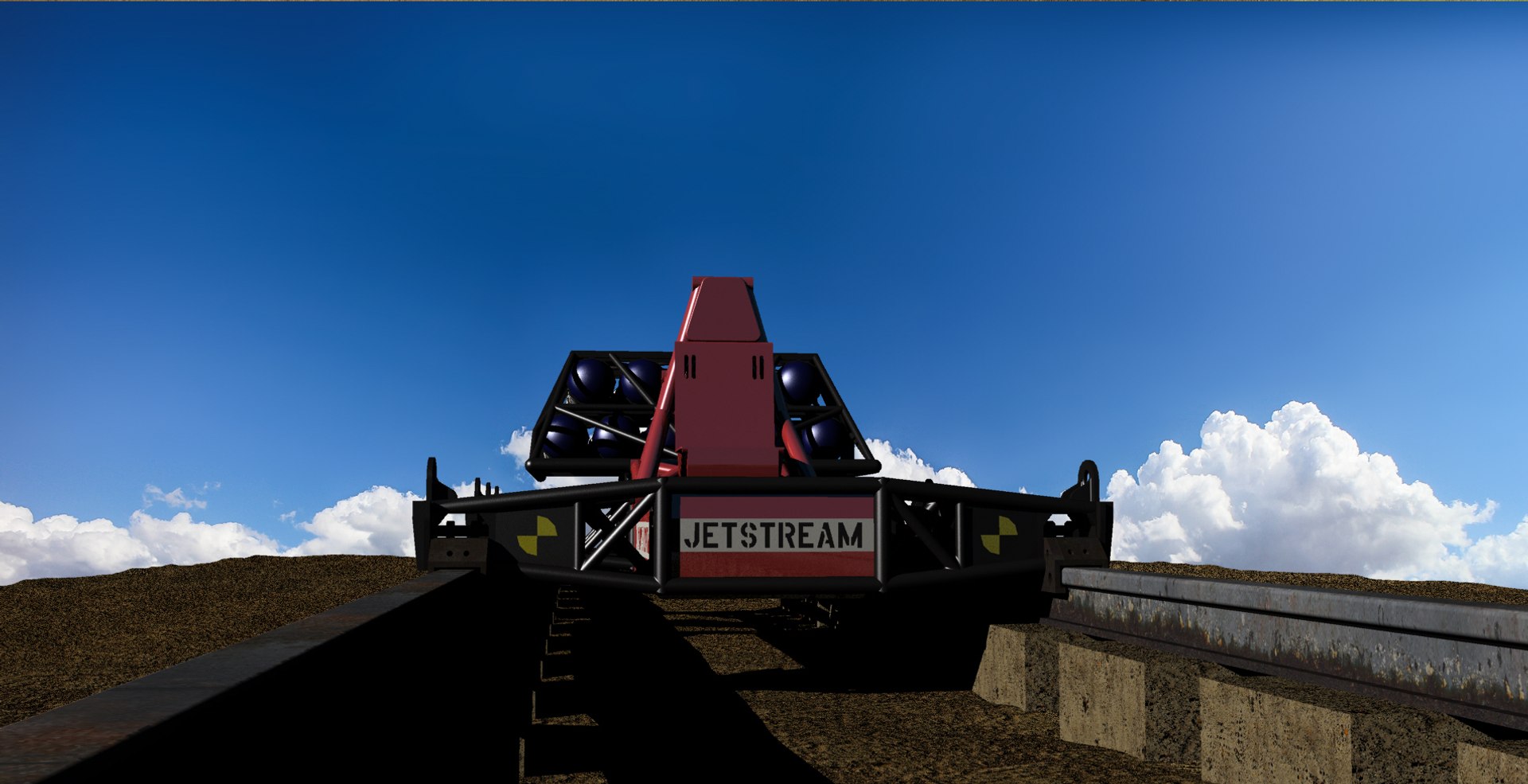 3D Rocket Sled G-force Testing Model - TurboSquid 1469421