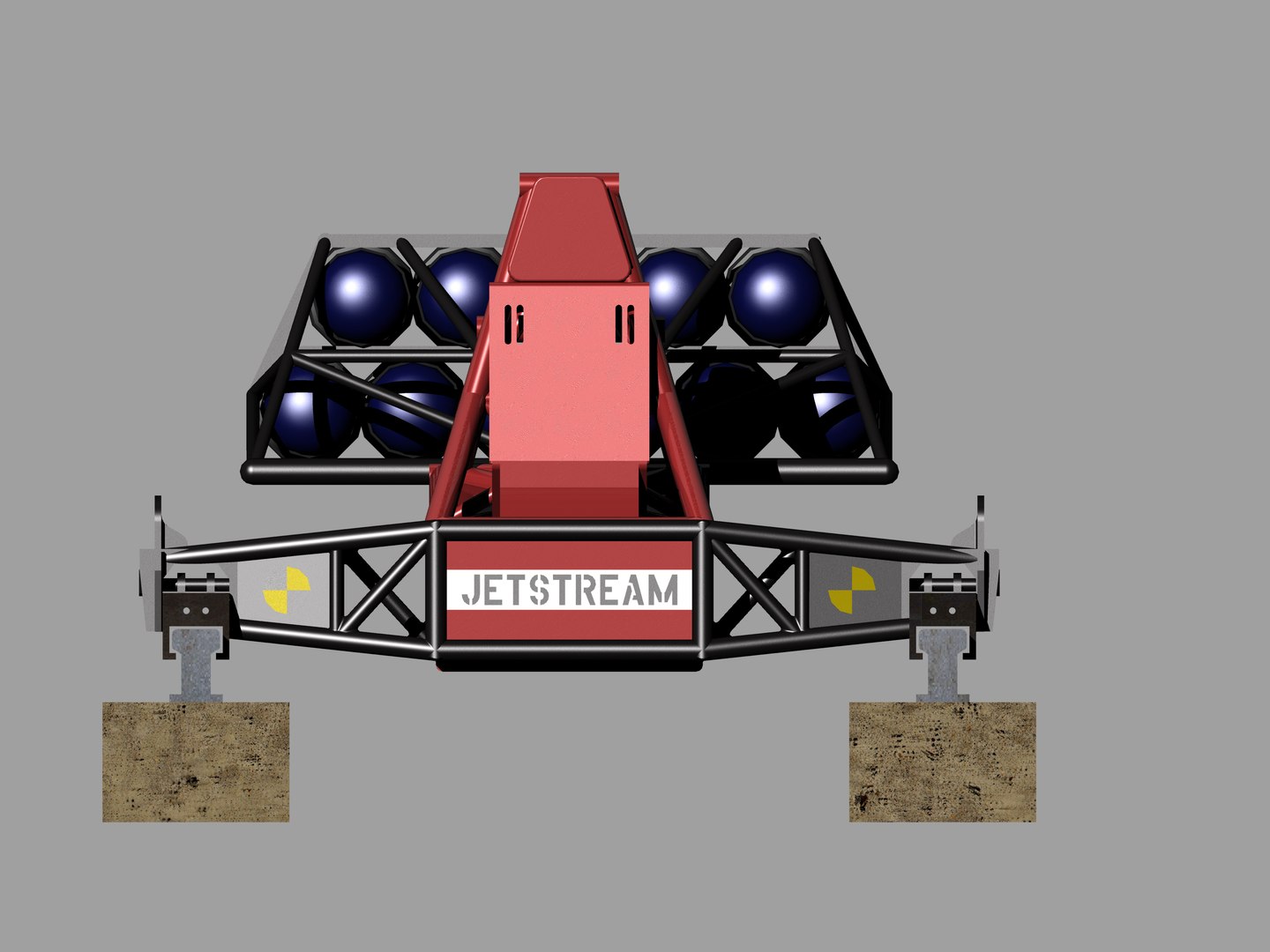 3D Rocket Sled G-force Testing Model - TurboSquid 1469421
