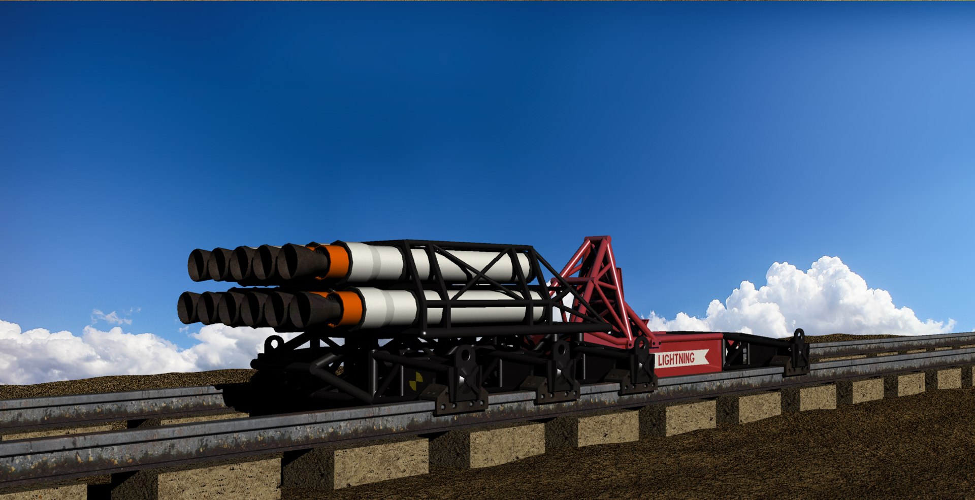 3D Rocket Sled G-force Testing Model - TurboSquid 1469421