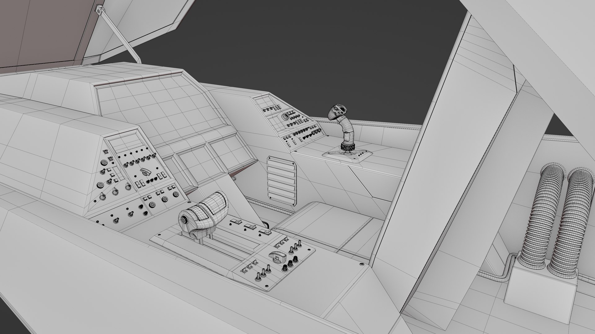3D Sci-Fi Space Fighter Jet with Interior Cockpit - TurboSquid 2161069