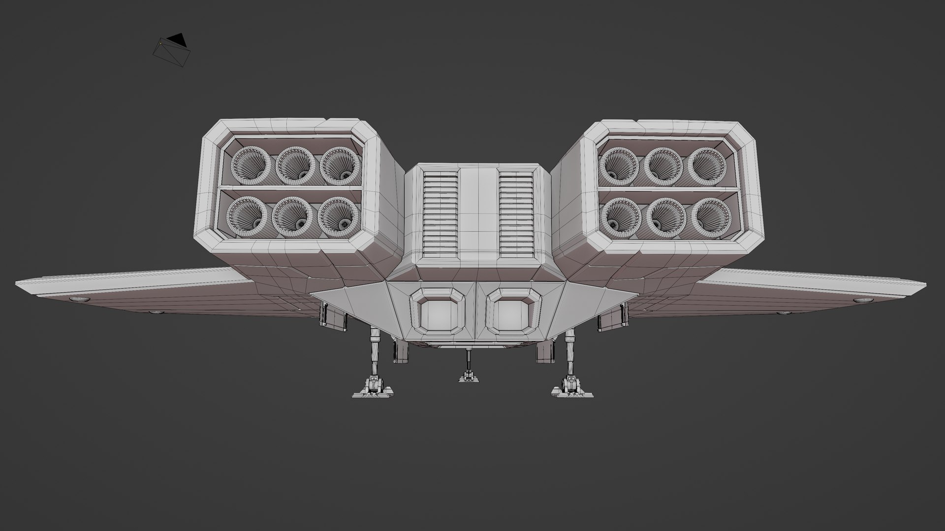 3D Sci-Fi Space Fighter Jet with Interior Cockpit - TurboSquid 2161069