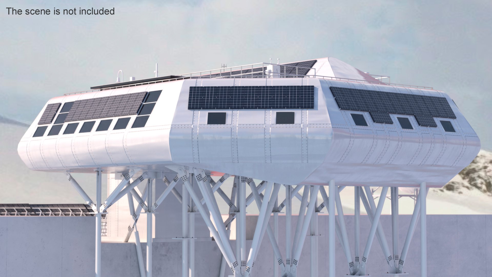 Arctic Research Station 3D - TurboSquid 2330643