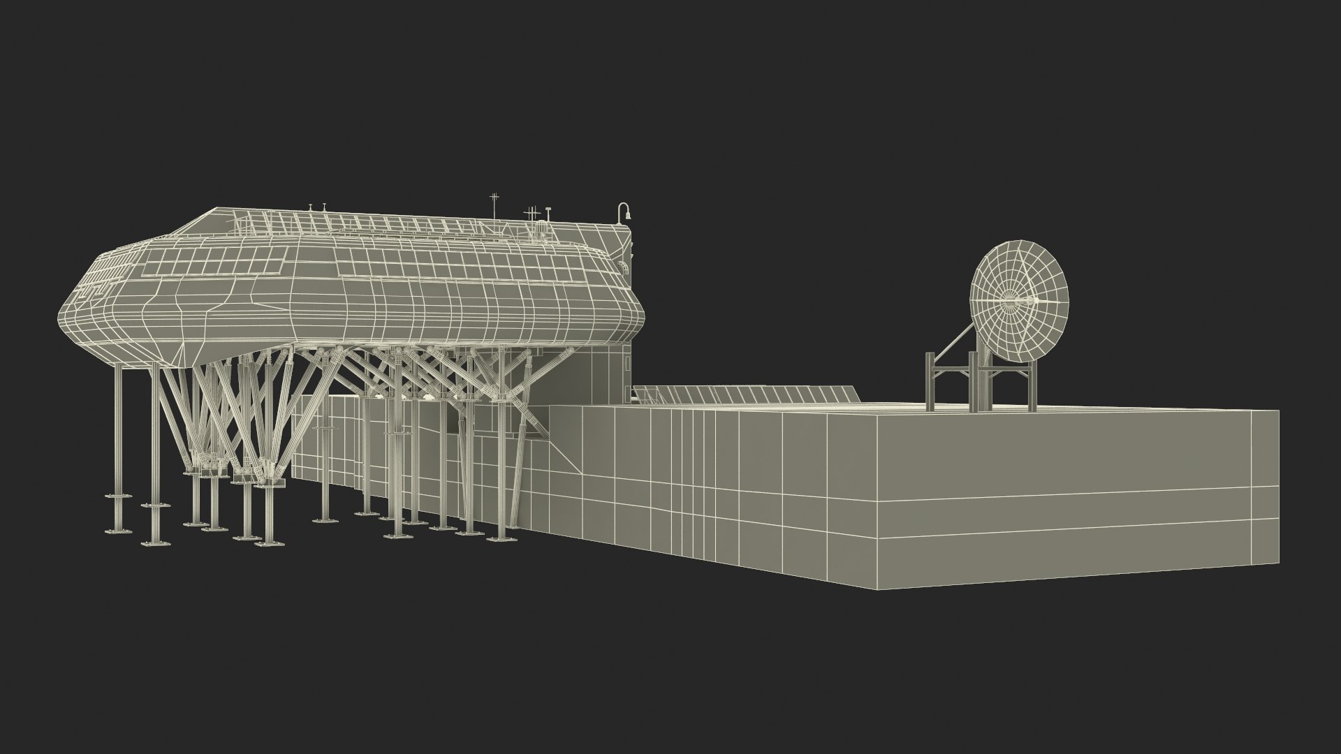 Arctic Research Station 3D - TurboSquid 2330643