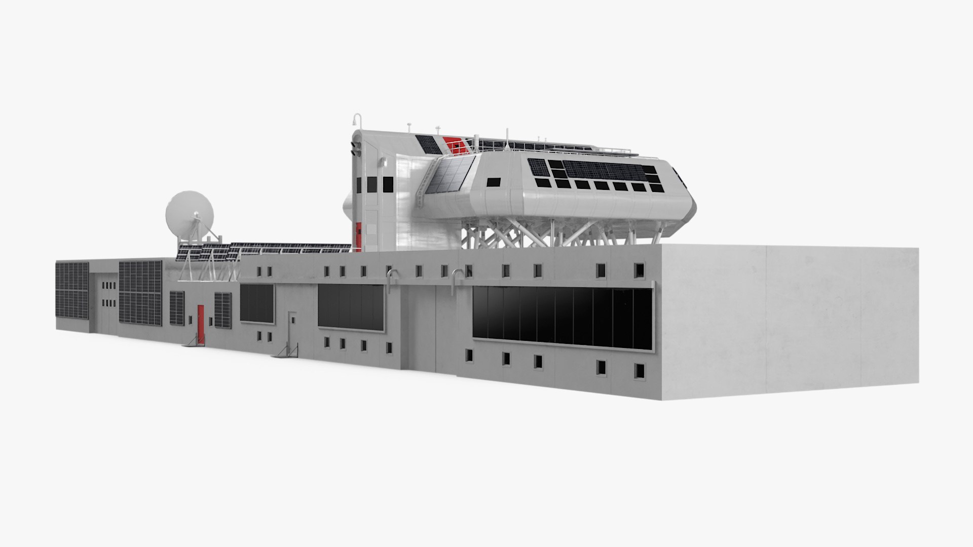 Arctic Research Station 3D - TurboSquid 2330643