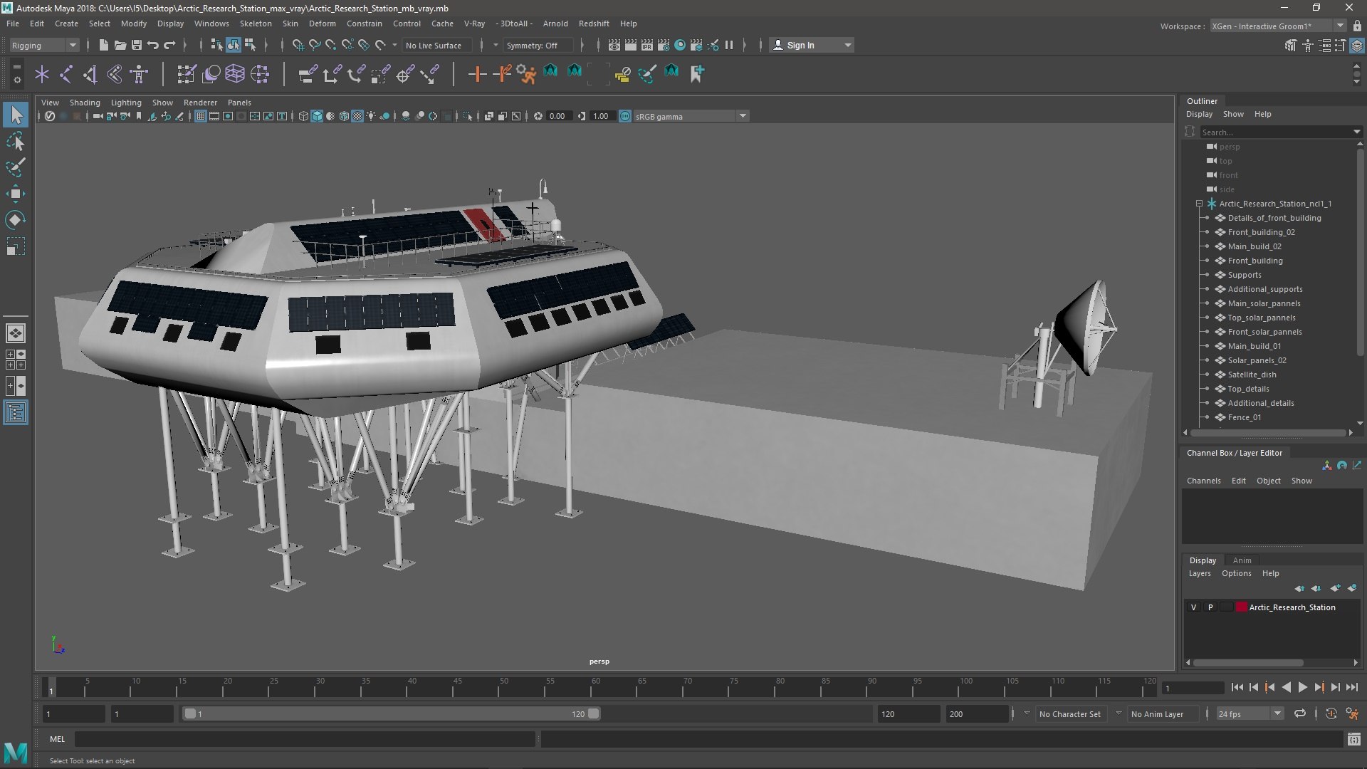 Arctic Research Station 3D - TurboSquid 2330643