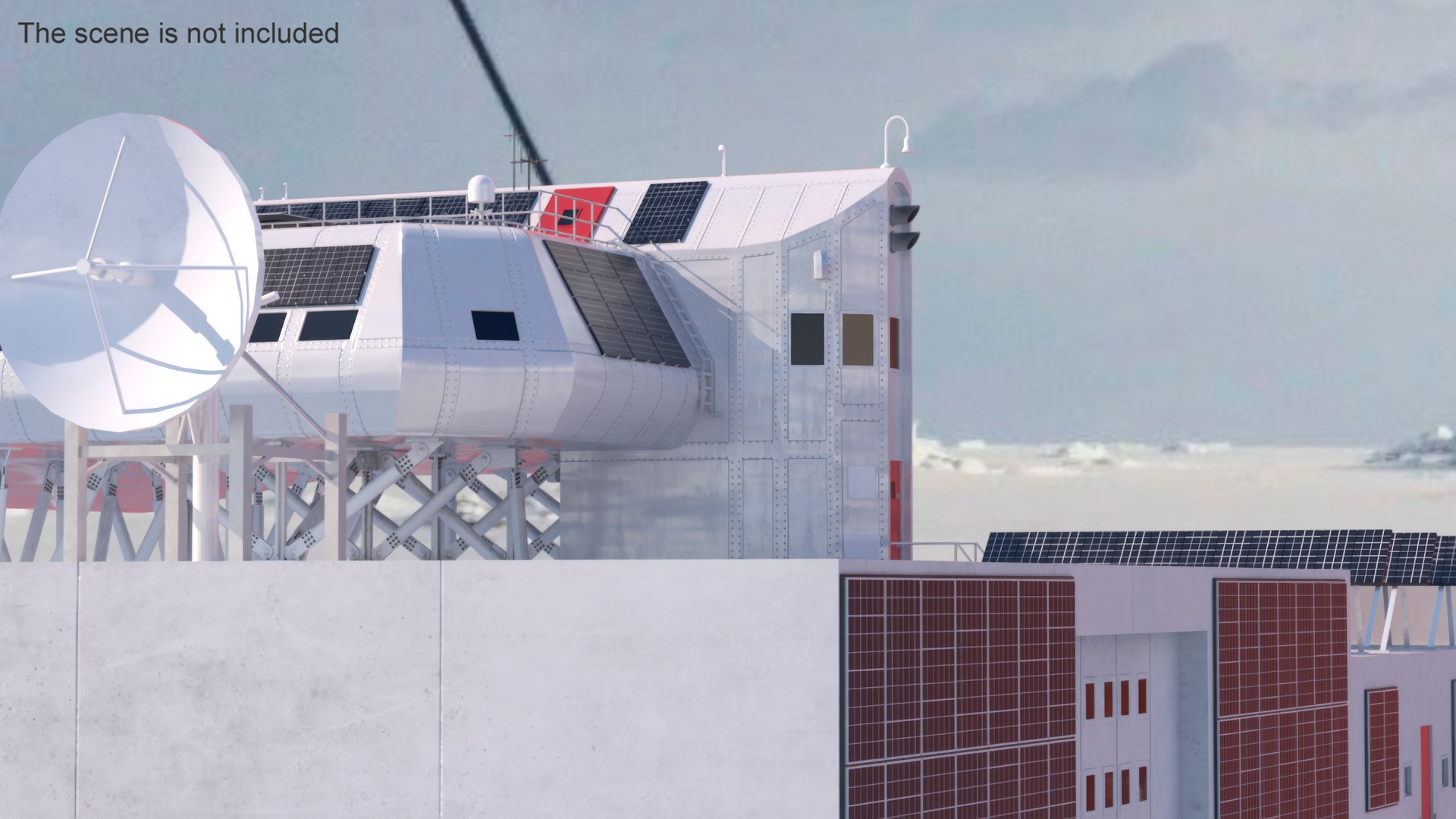 Arctic Research Station 3D - TurboSquid 2330643