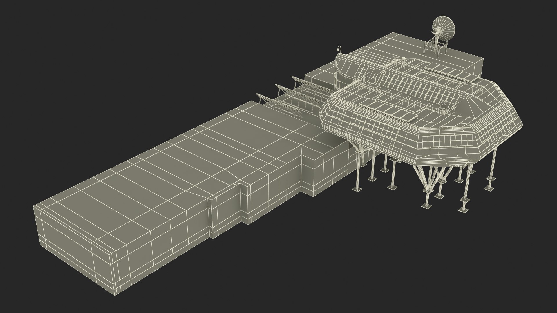 Arctic Research Station 3D - TurboSquid 2330643