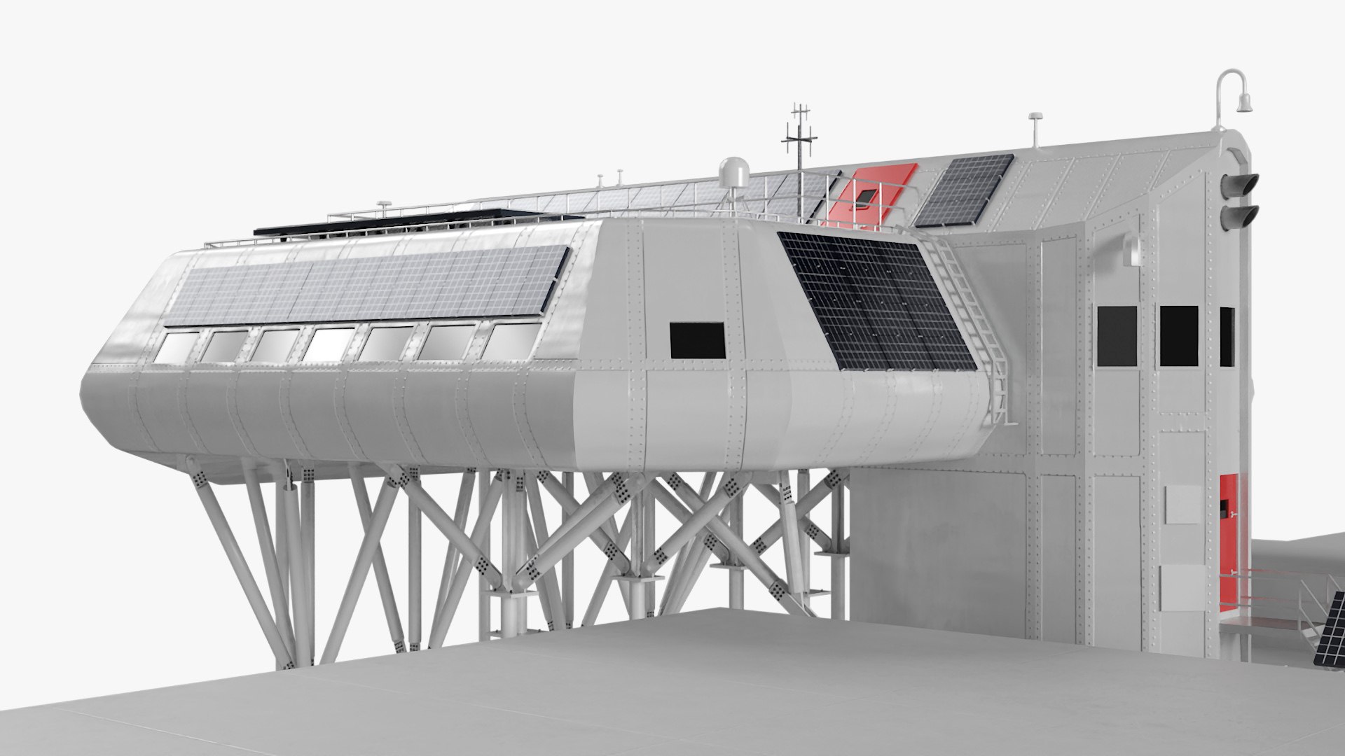 Arctic Research Station 3D - TurboSquid 2330643