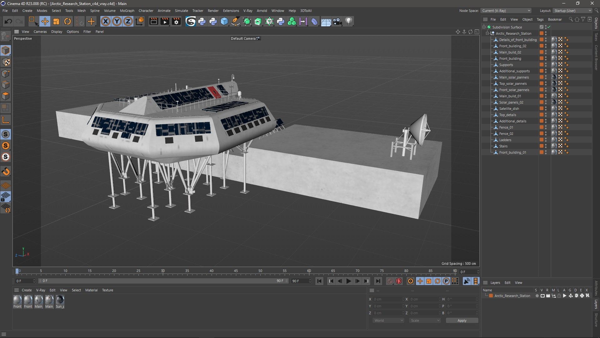 Arctic Research Station 3D - TurboSquid 2330643