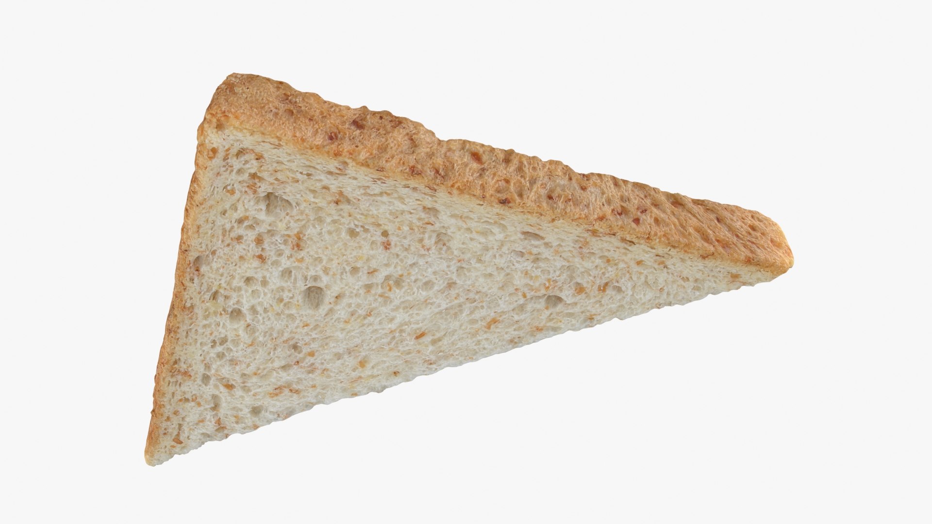 Bread Half Slice 02 3D Model - TurboSquid 2164266
