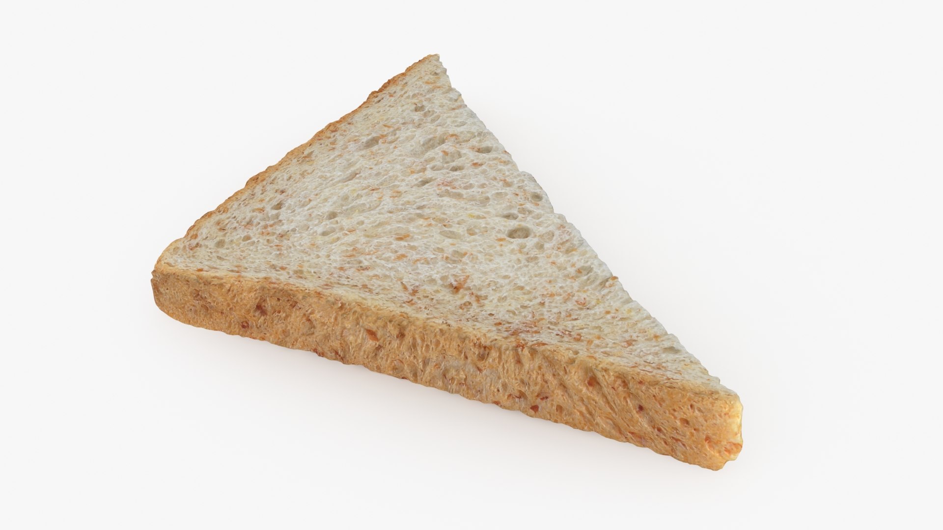 Bread Half Slice 02 3D Model - TurboSquid 2164266