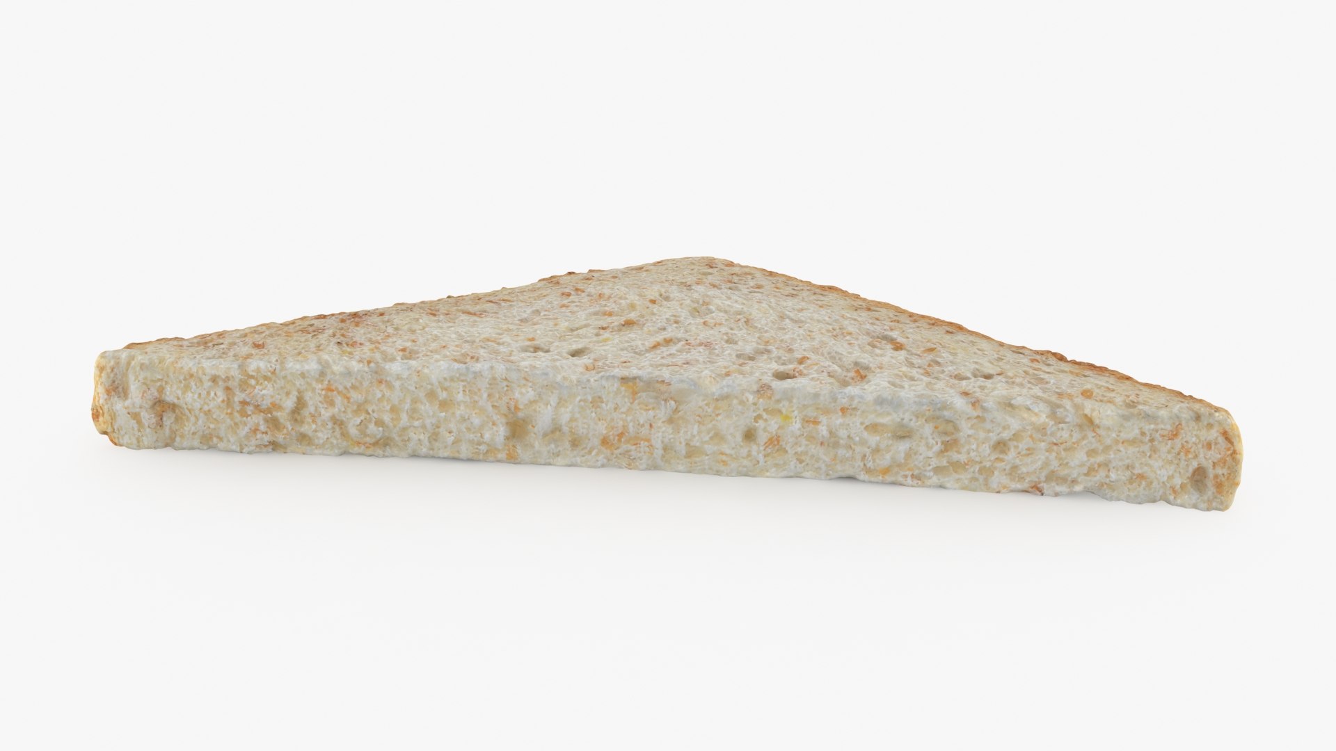 Bread Half Slice 02 3D Model - TurboSquid 2164266