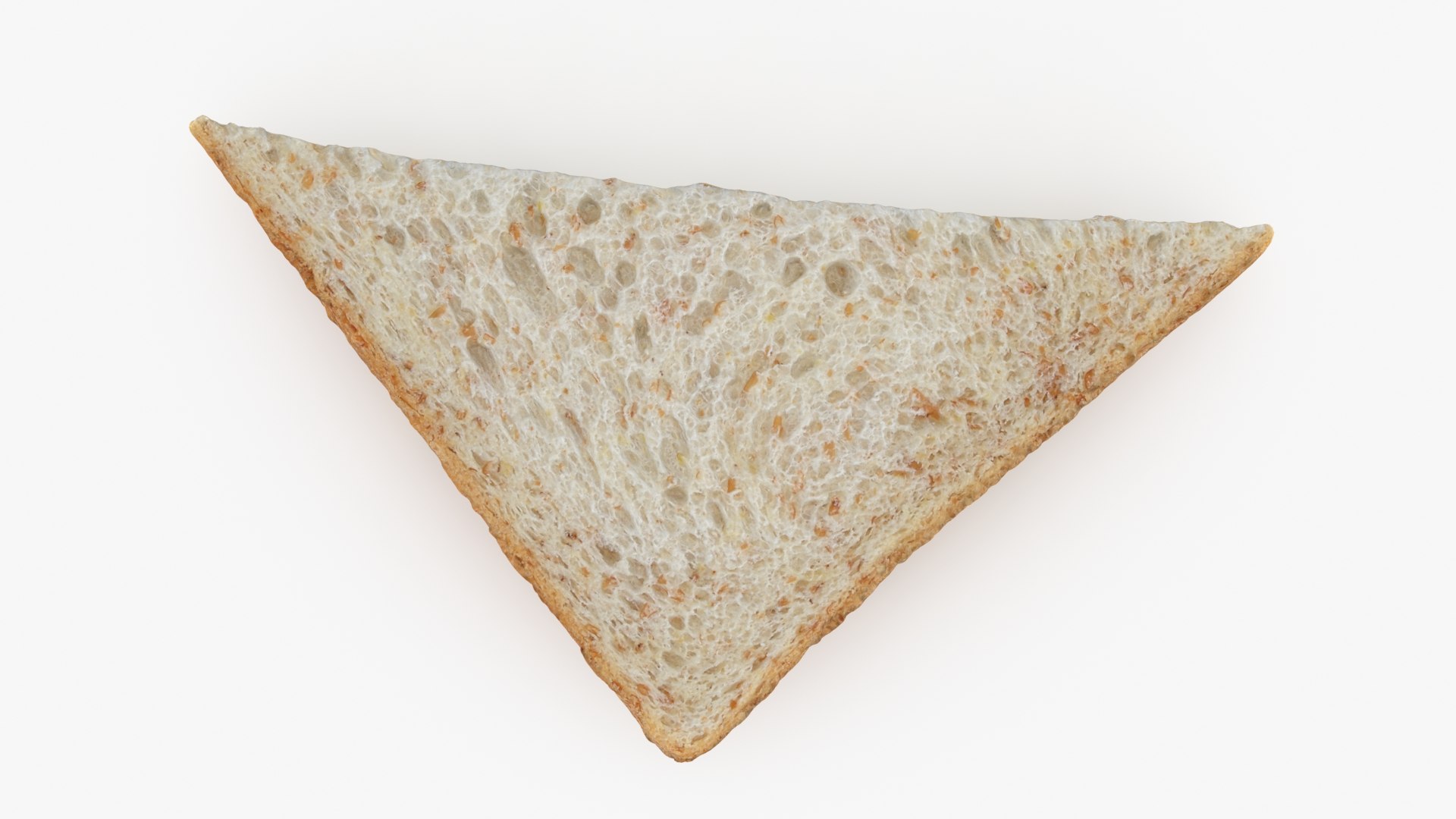 Bread Half Slice 02 3D Model - TurboSquid 2164266