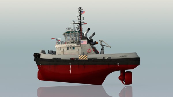 modelo 3d US NAVY Tug boat YT-YTB - TurboSquid 1949303