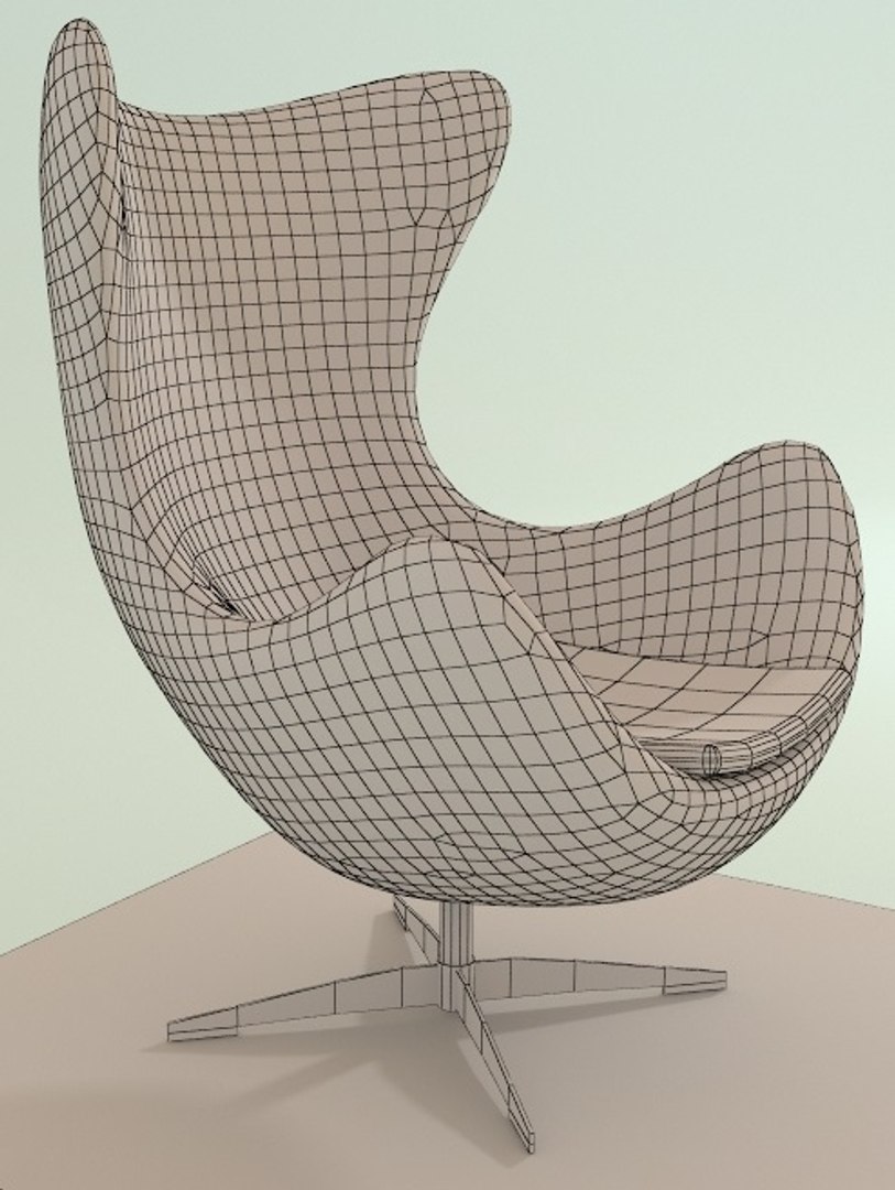 Egg Chair 3d Model