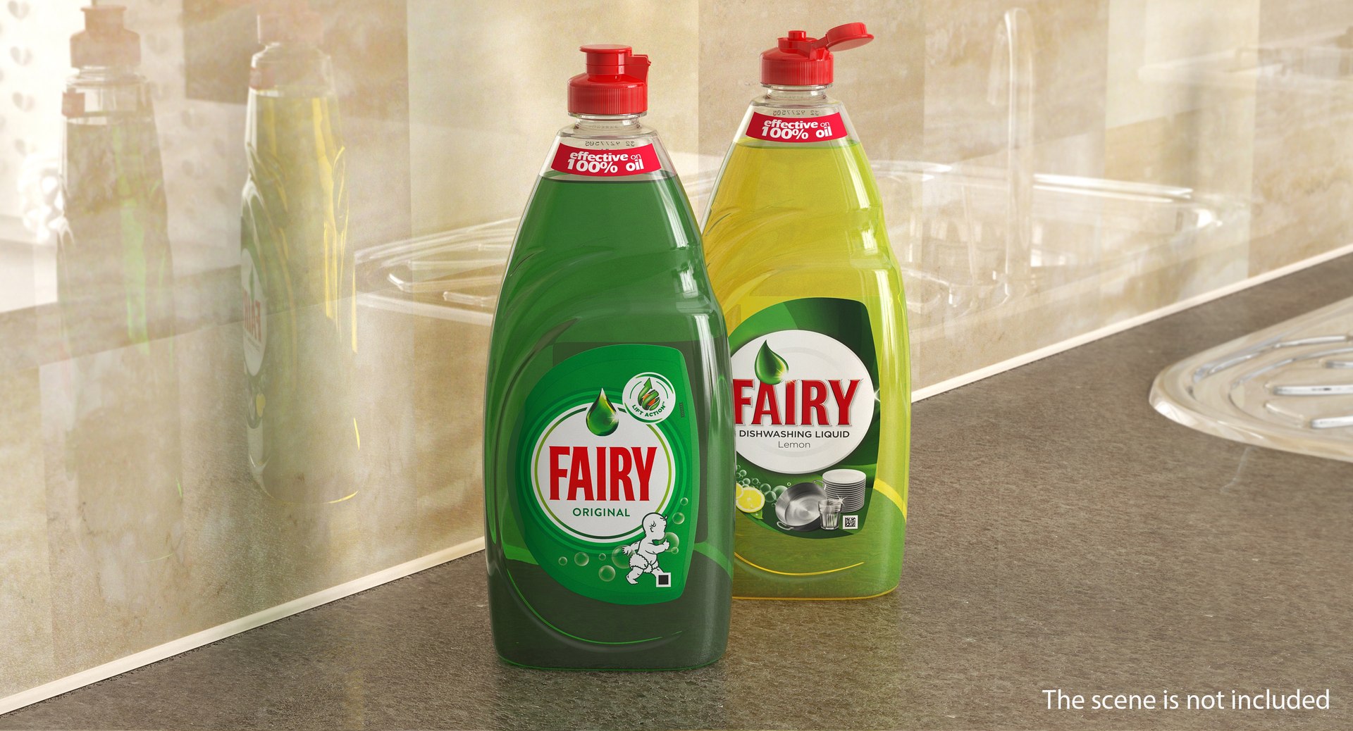 3D Fairy Dishwashing Liquid Dish - TurboSquid 1344715
