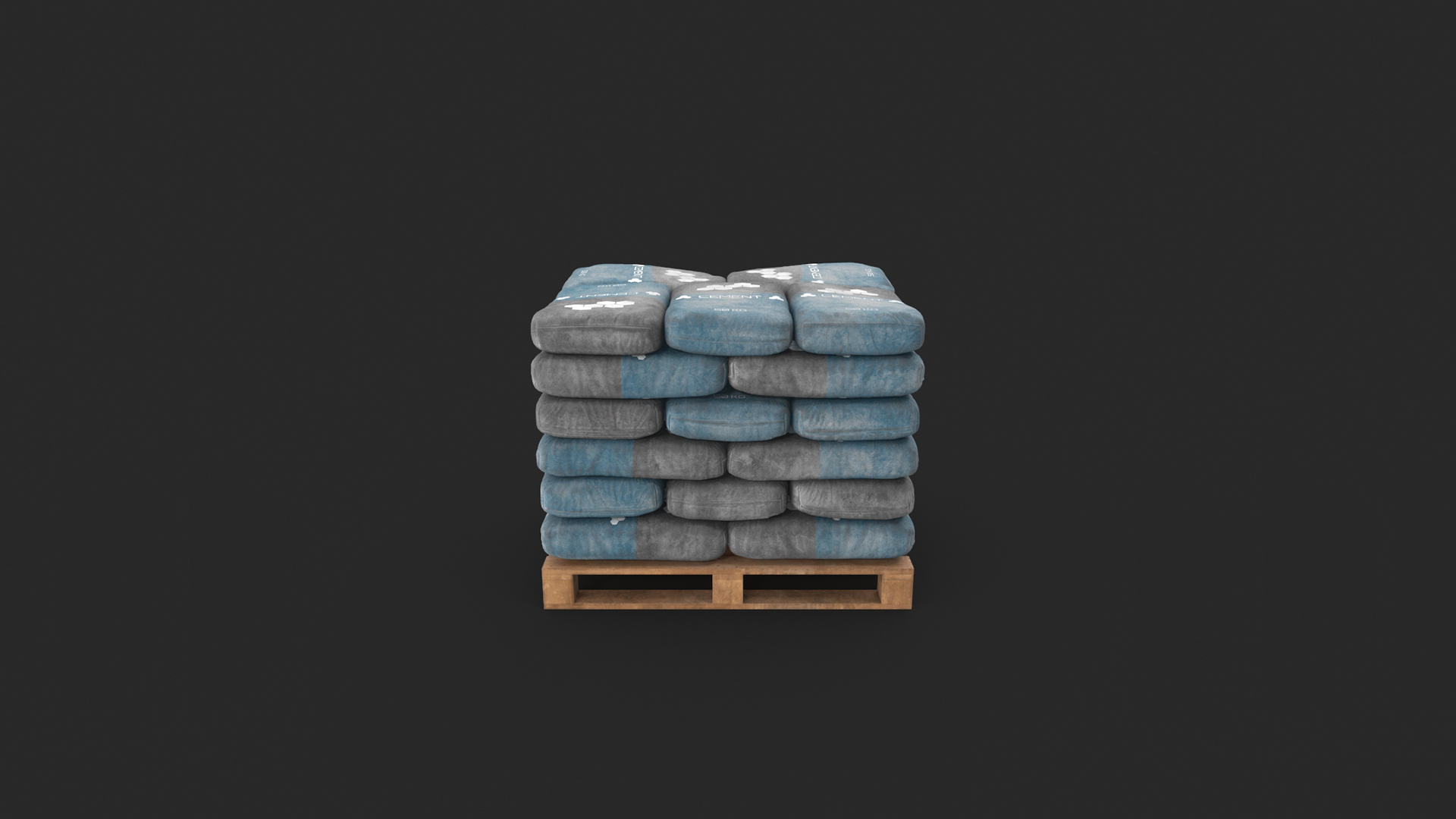 Cement Bag 3D Model - TurboSquid 2143400