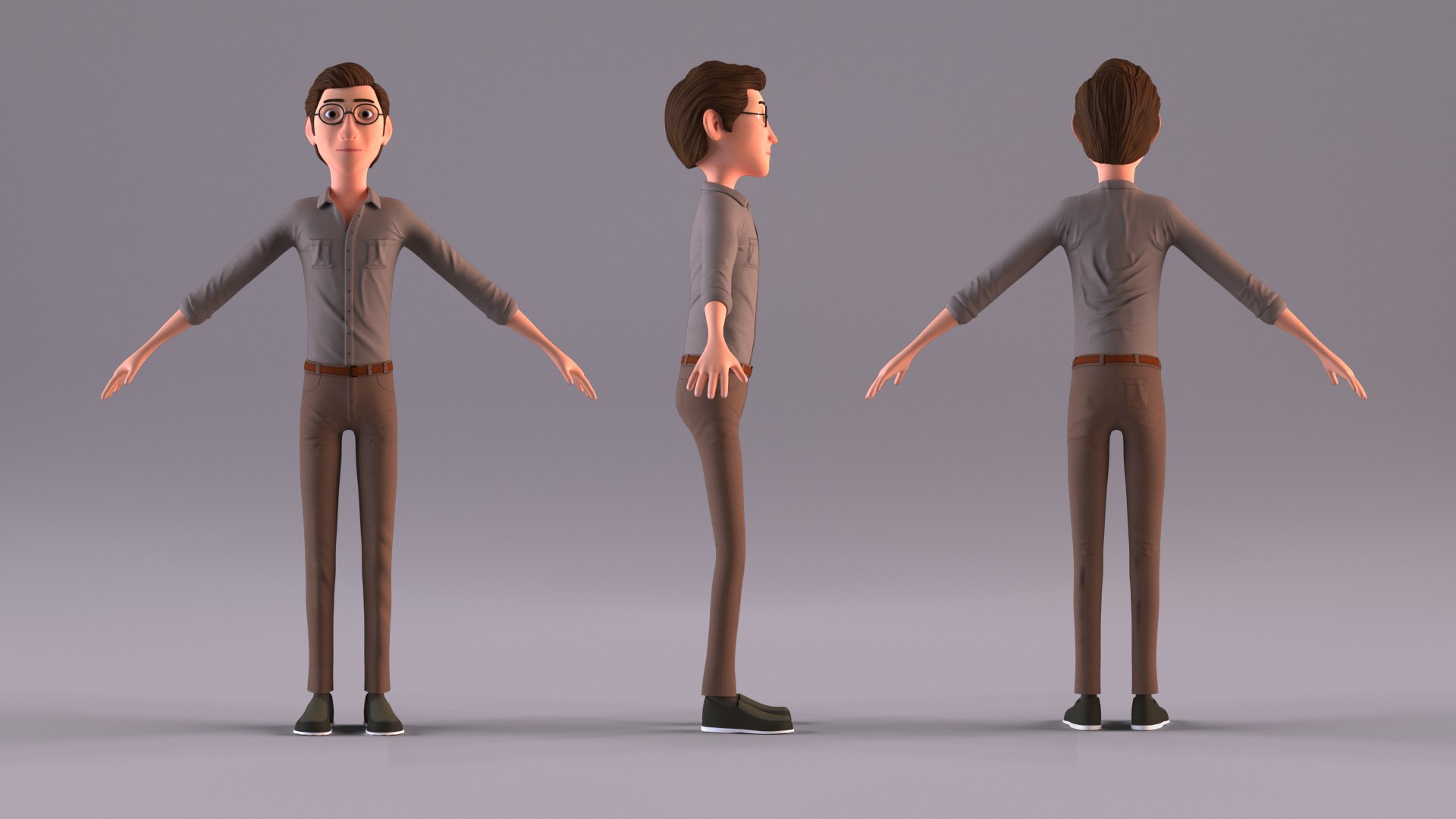 Cartoon Family Pack - 6 Character 3D model - TurboSquid 2151903