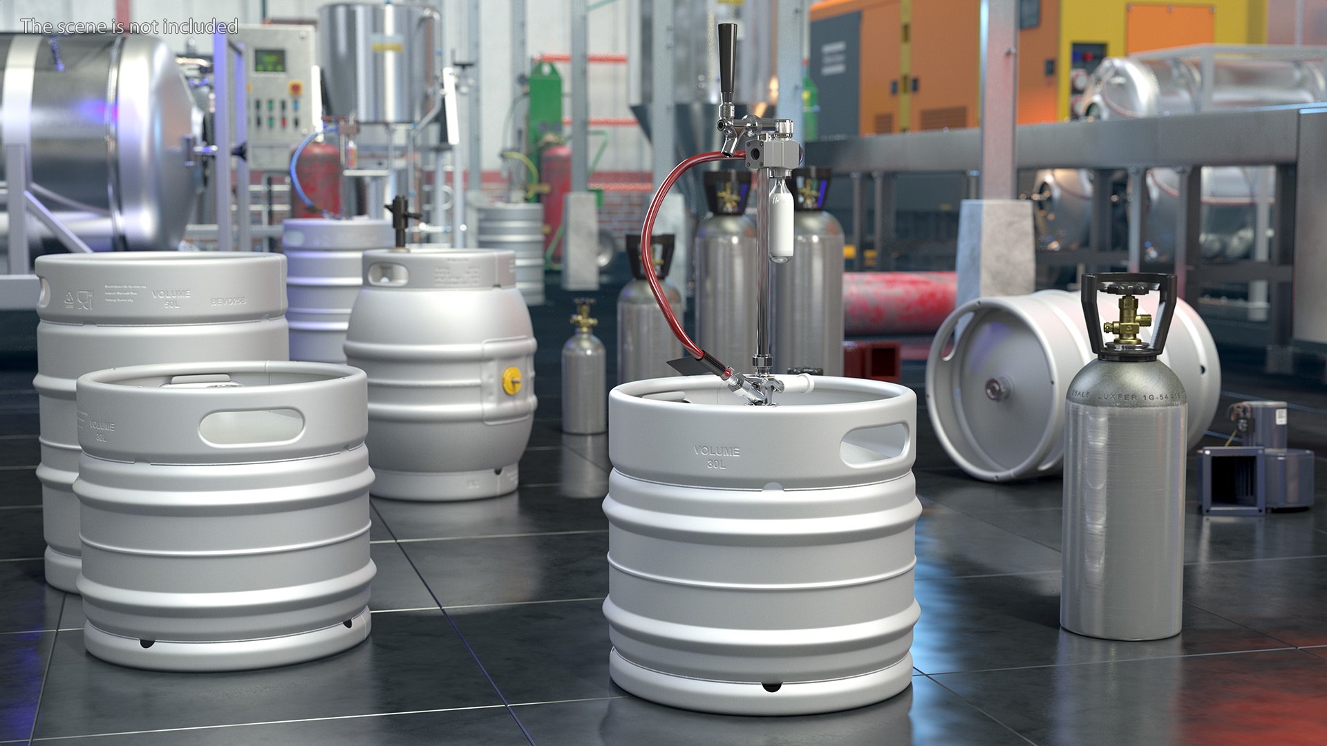 Beer keg 30l portable 3D model - TurboSquid 1622298
