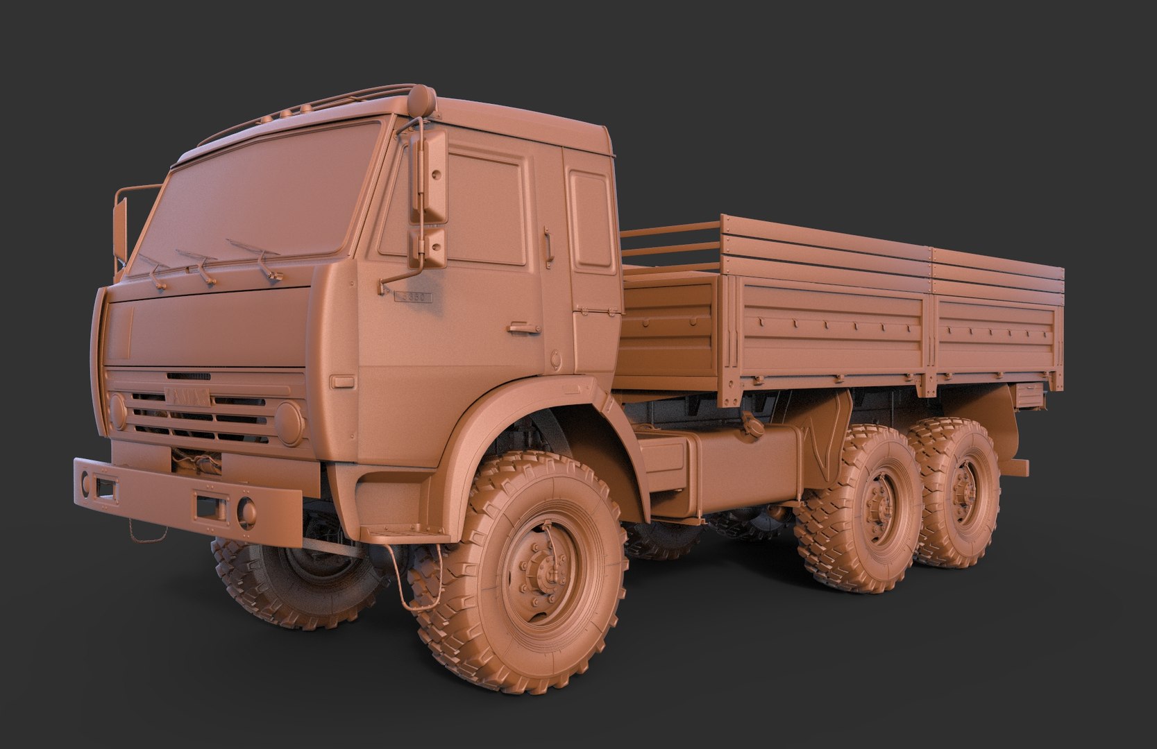 3D Kamaz 5350 - TurboSquid 2105795
