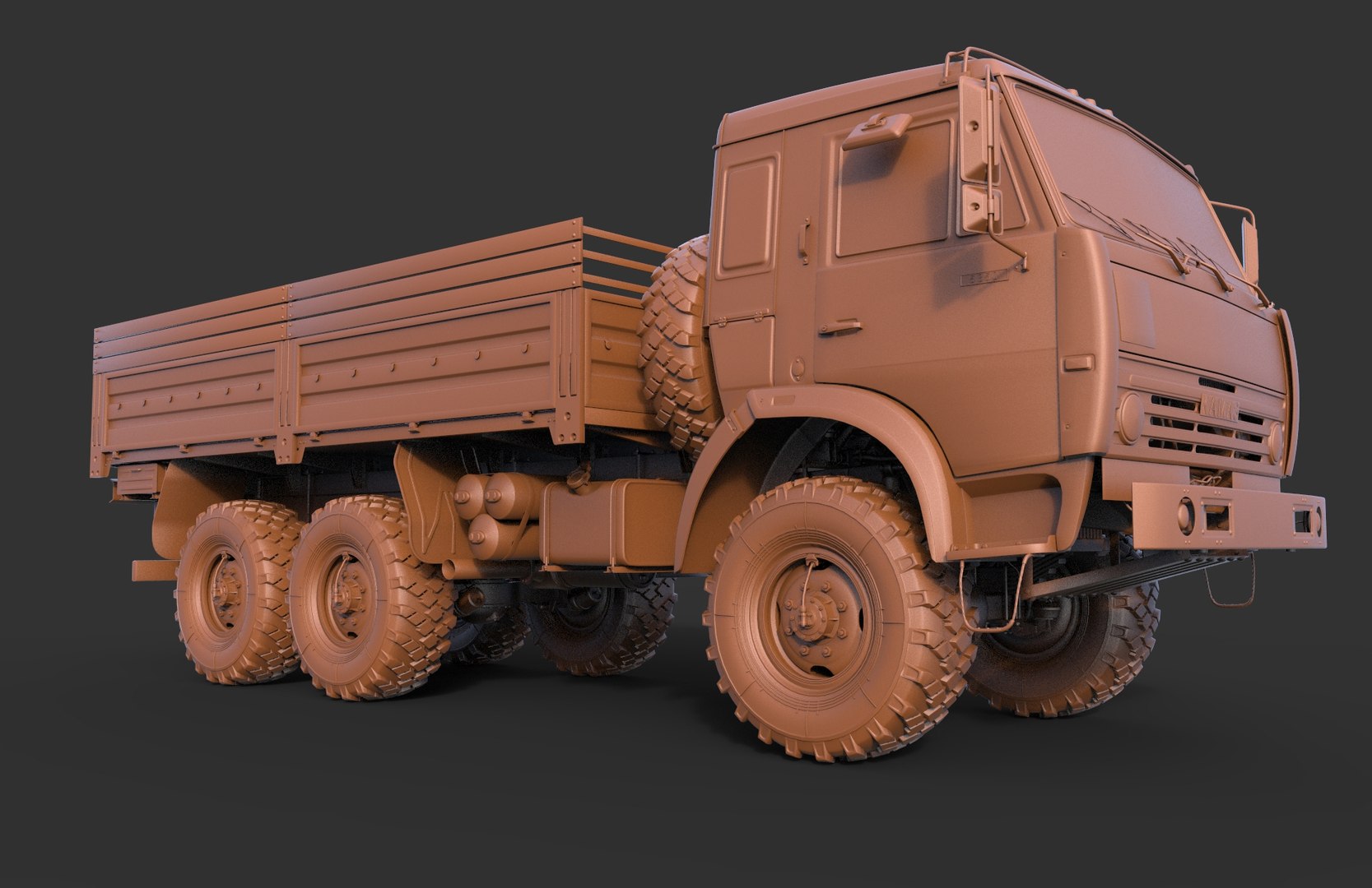 3D Kamaz 5350 - TurboSquid 2105795