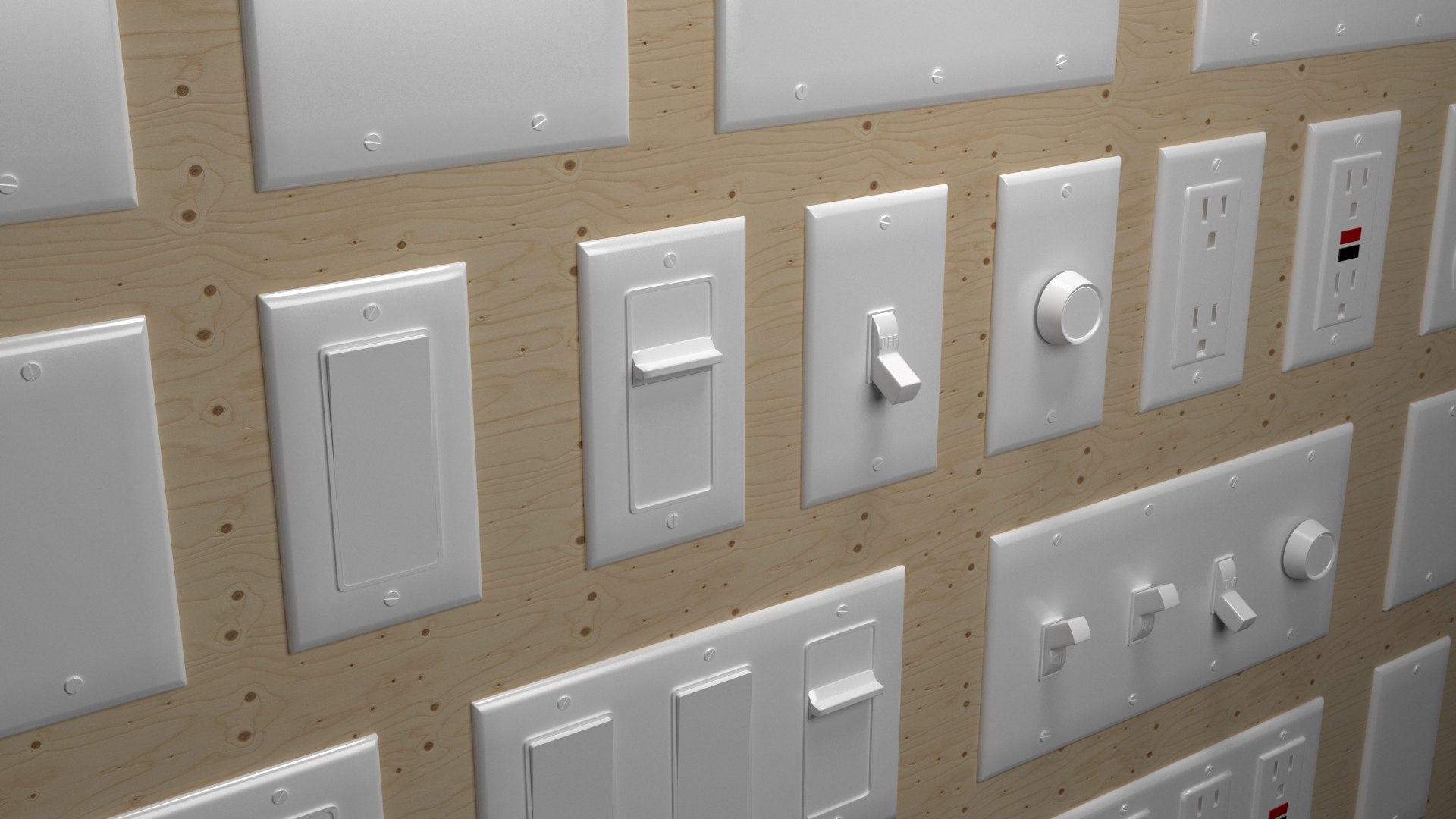 3D Electrical Outlets Modular : - TurboSquid 1258844