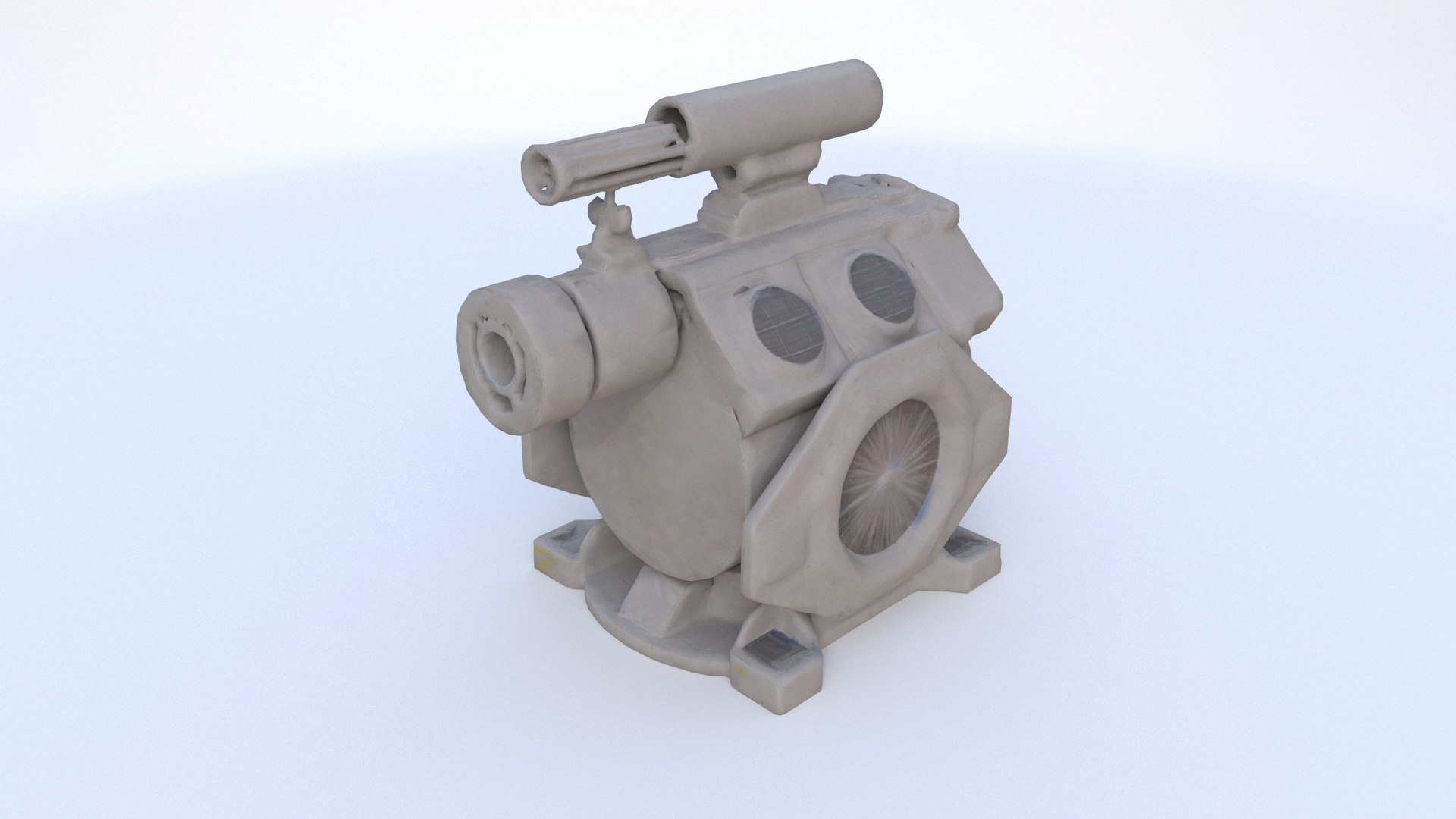 Solar Flare Cannon 3D Model - TurboSquid 2329012