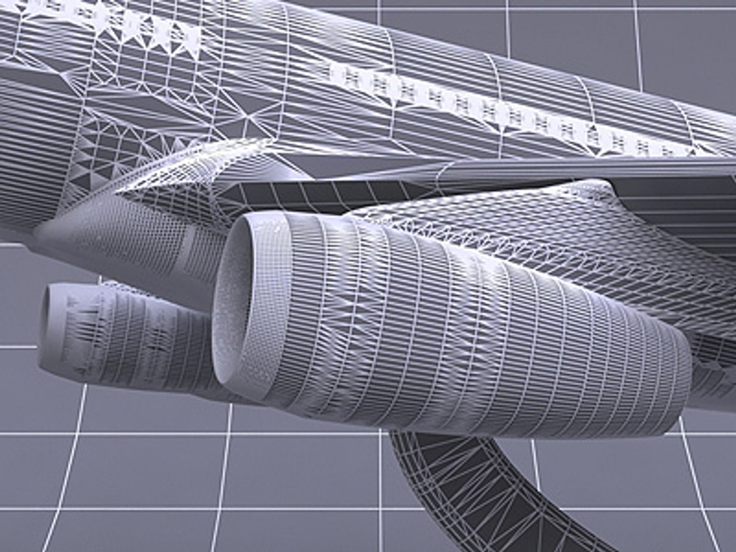 airbus a340-300 ansett australia 3d model