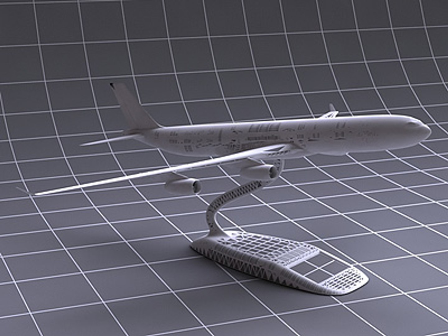 Airbus A340-300 Ansett Australia 3d Model
