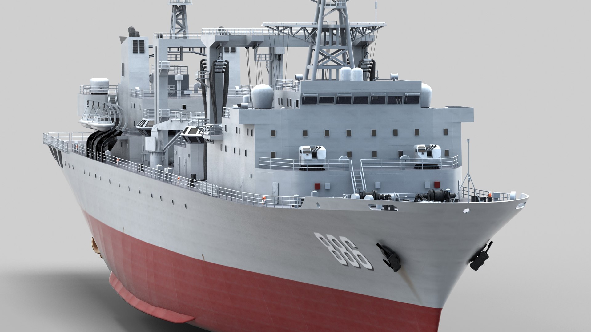 Chinese Navy Type 903 3D Model - TurboSquid 1496555