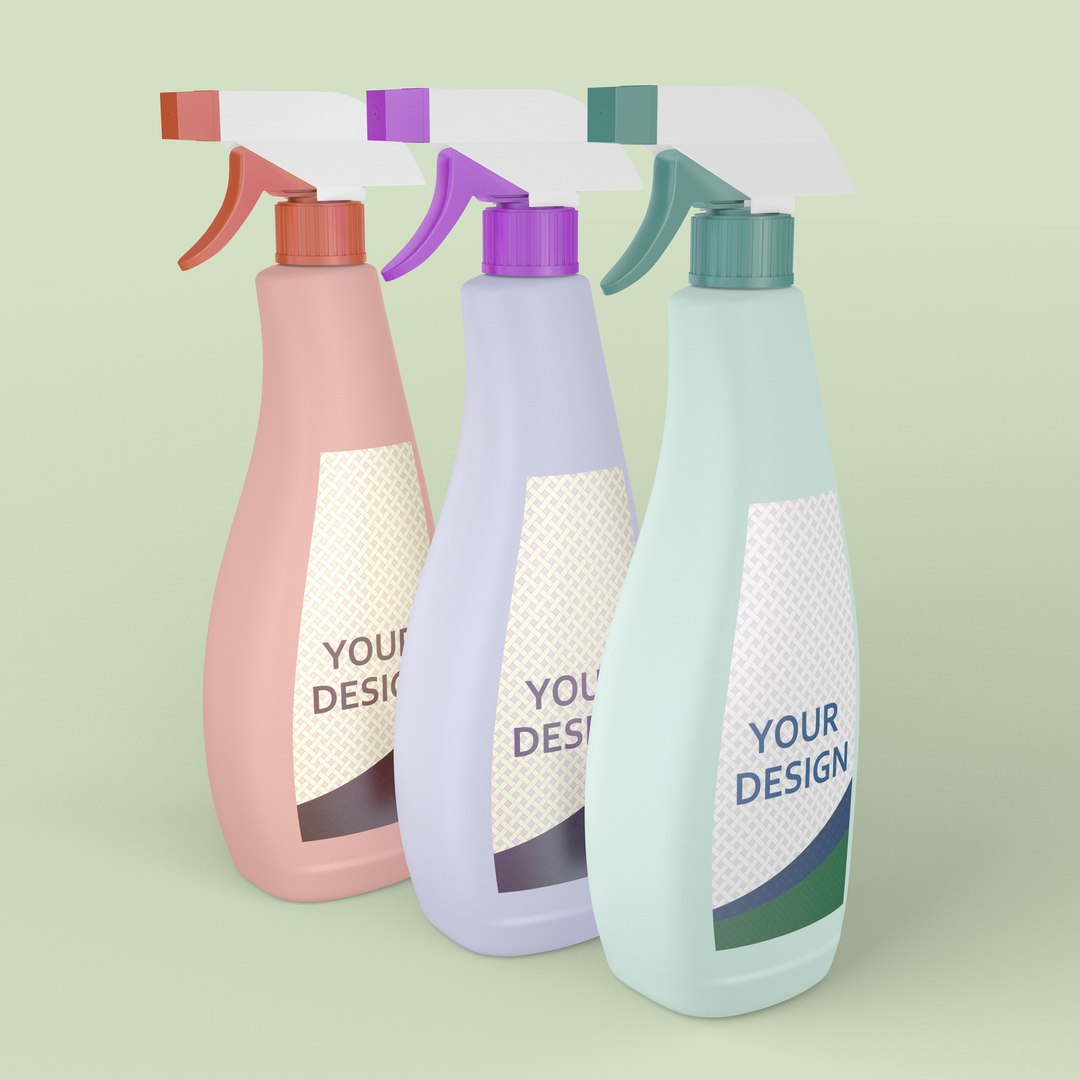 3D Spray Bottle model - TurboSquid 2183673