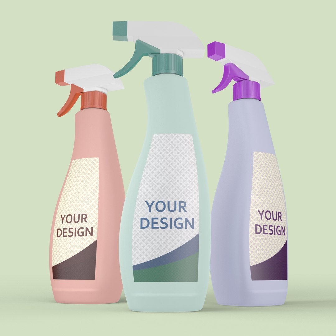 3D Spray Bottle model - TurboSquid 2183673