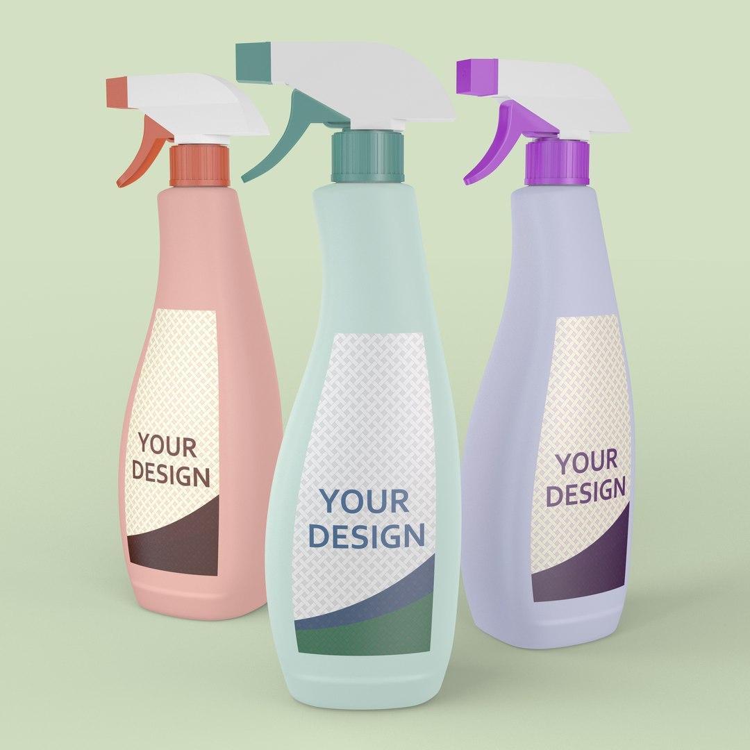3D Spray Bottle model - TurboSquid 2183673