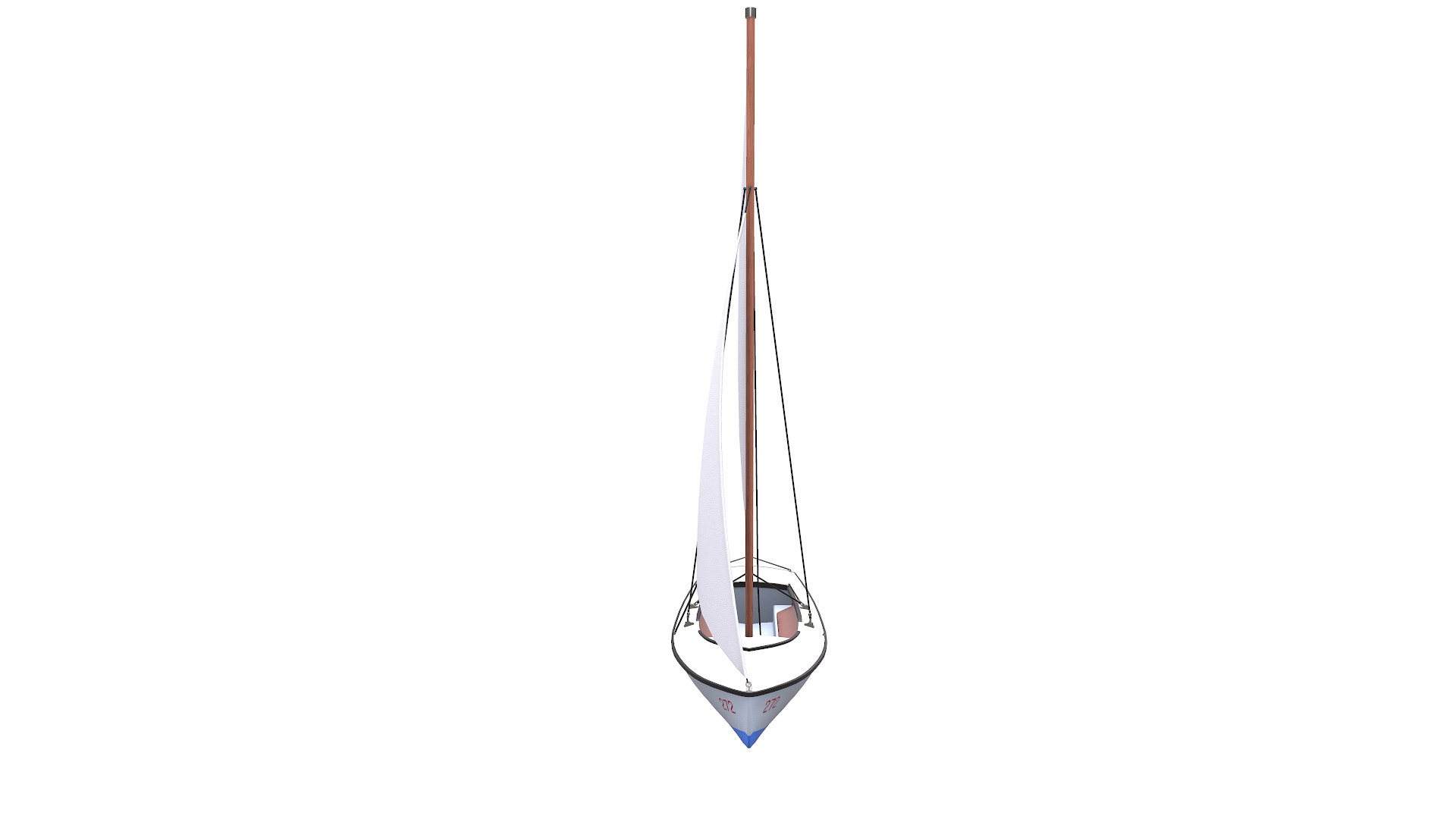 3D Sail Boat1 Low-poly PBR Model - TurboSquid 2237333