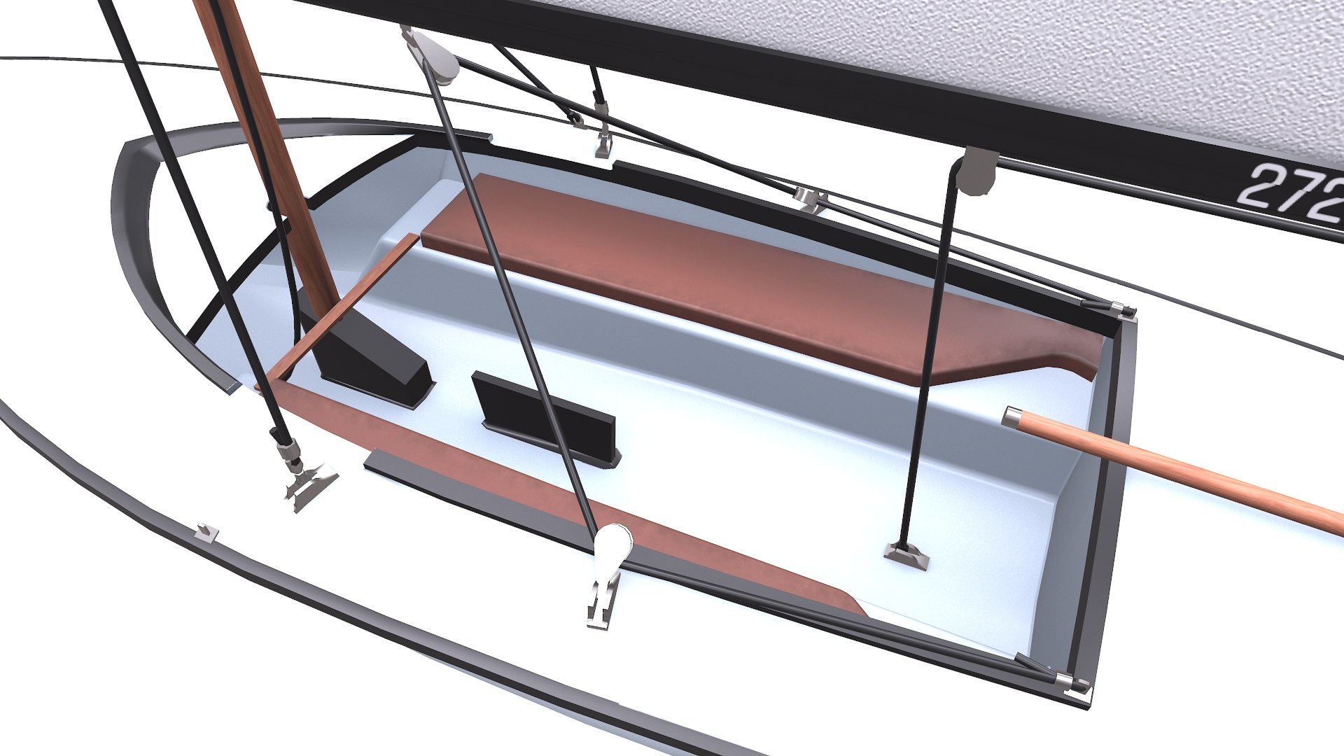 3D Sail Boat1 Low-poly PBR Model - TurboSquid 2237333