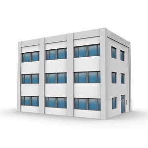Office Building Clipart 3d