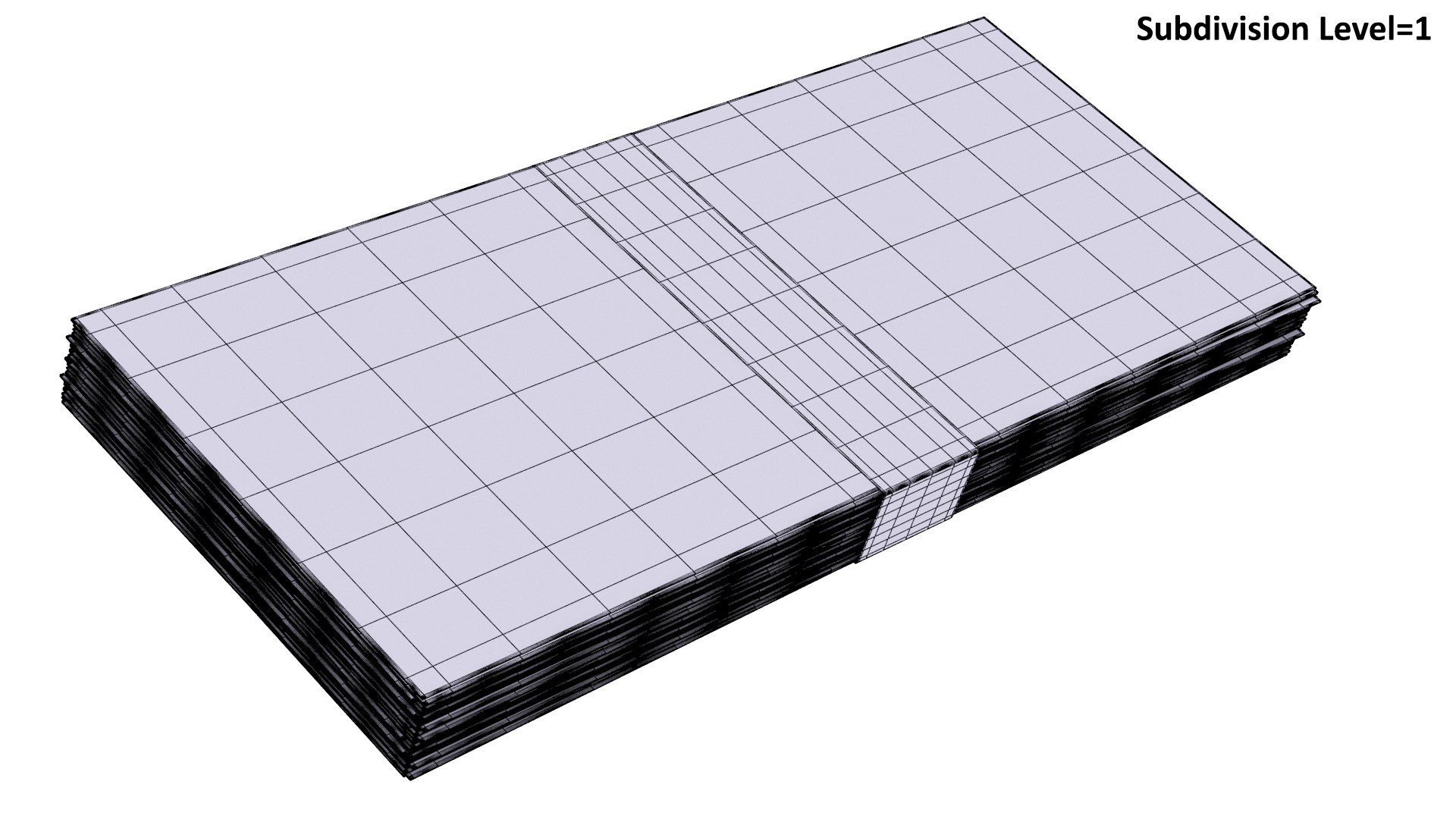 One Hundred Dollar Bills Stack 3D Model - TurboSquid 2137291