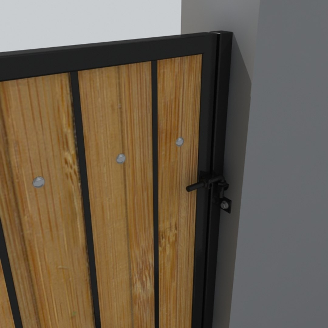 3d Outdoor Gate Model