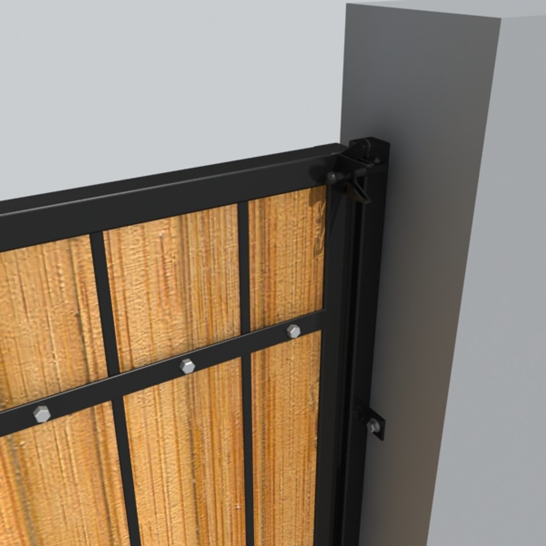 3d Outdoor Gate Model