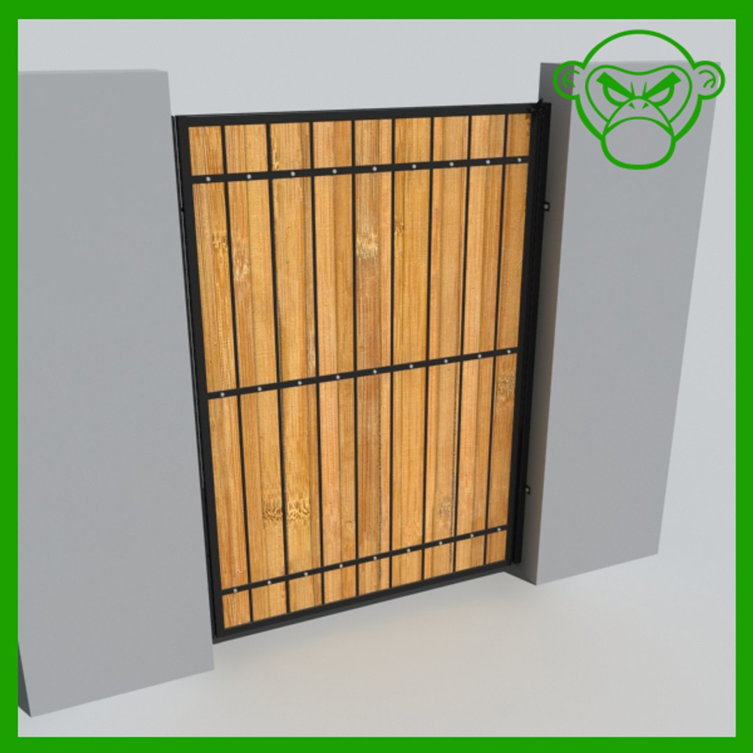 3d Outdoor Gate Model