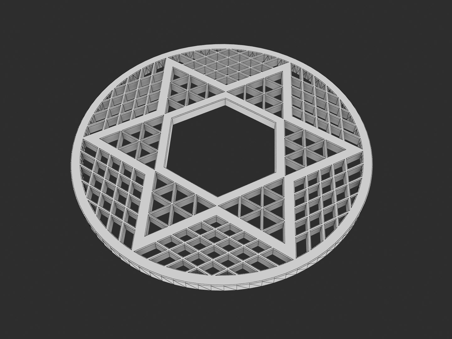 3D Star David Medallion Model - TurboSquid 1429600