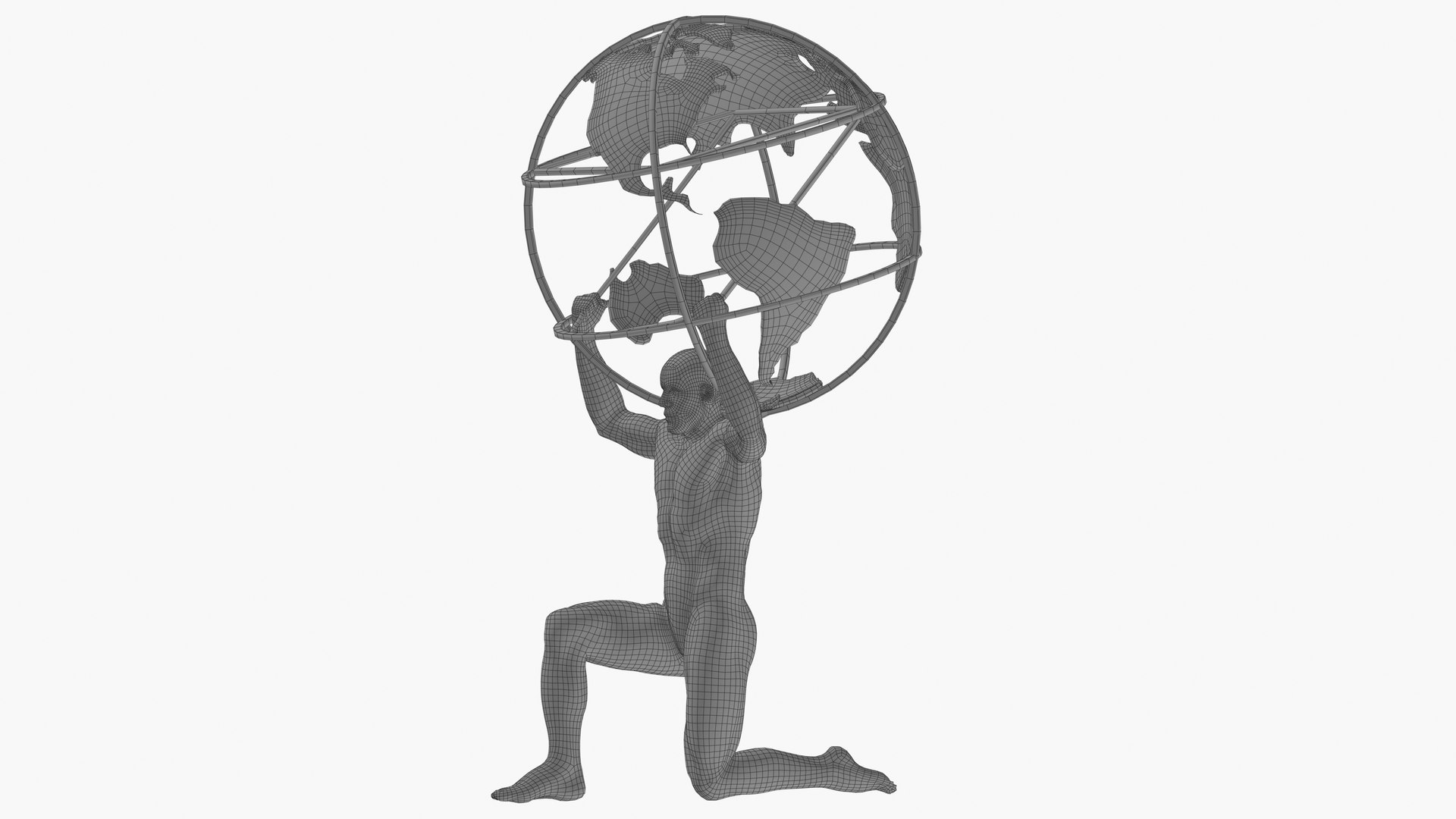 3D Atlas Modern Model - TurboSquid 1541038