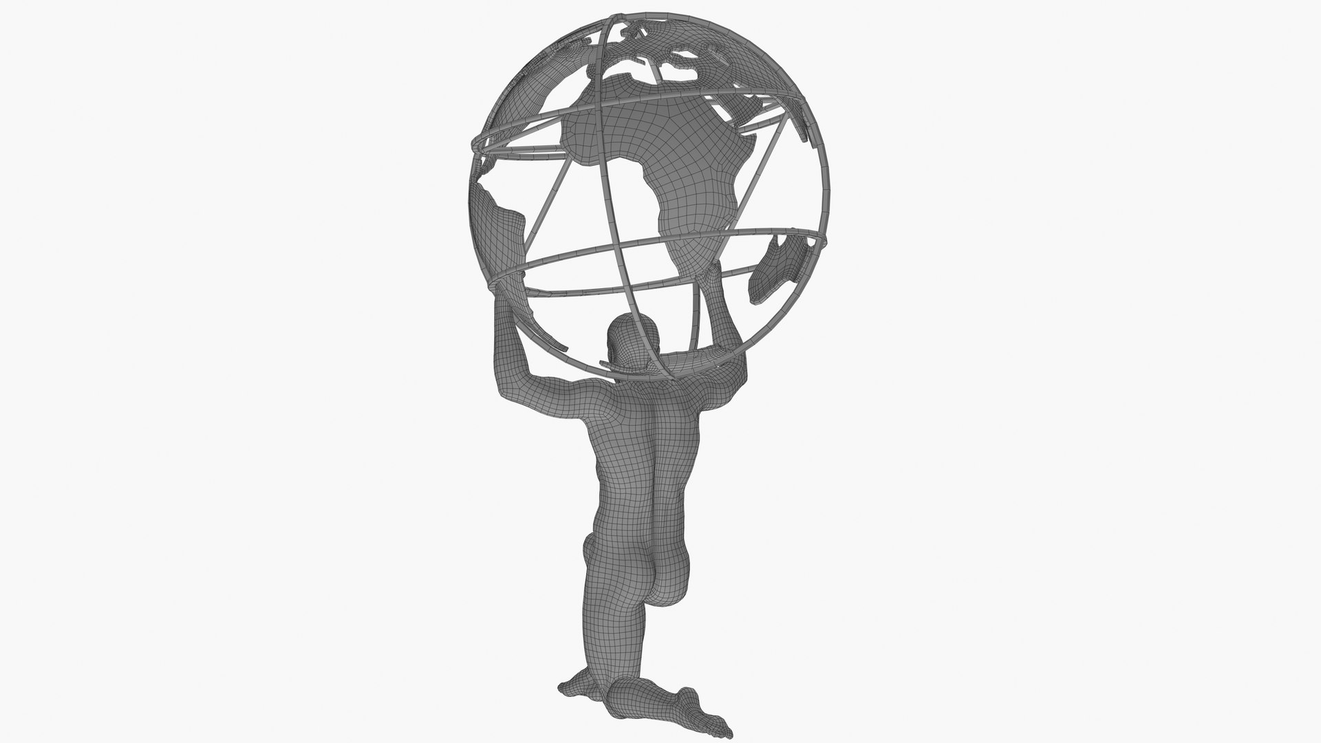 3D Atlas Modern Model - TurboSquid 1541038