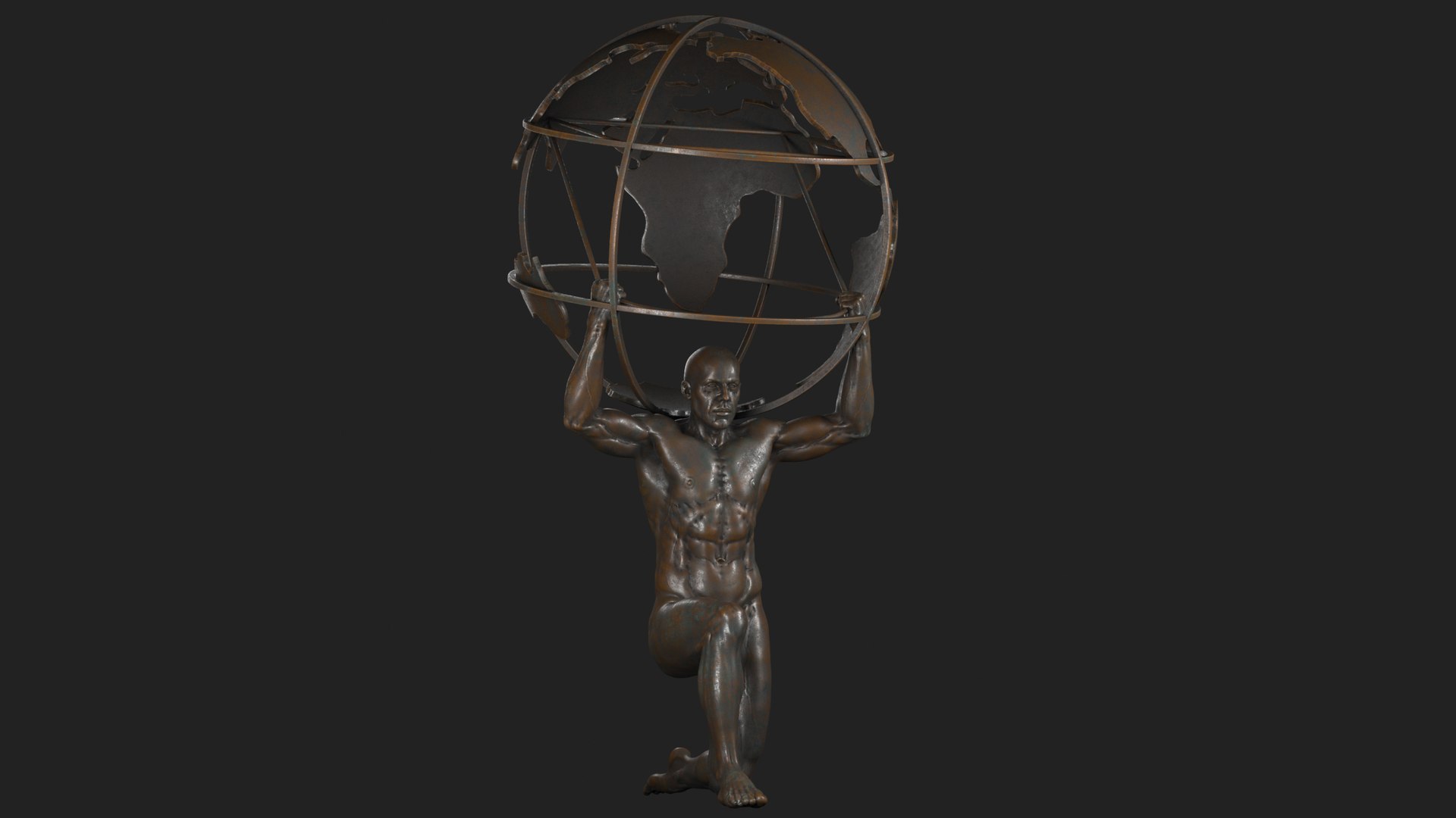 3D Atlas Modern Model - TurboSquid 1541038