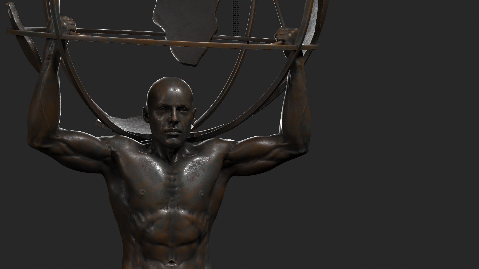 3D Atlas Modern Model - TurboSquid 1541038